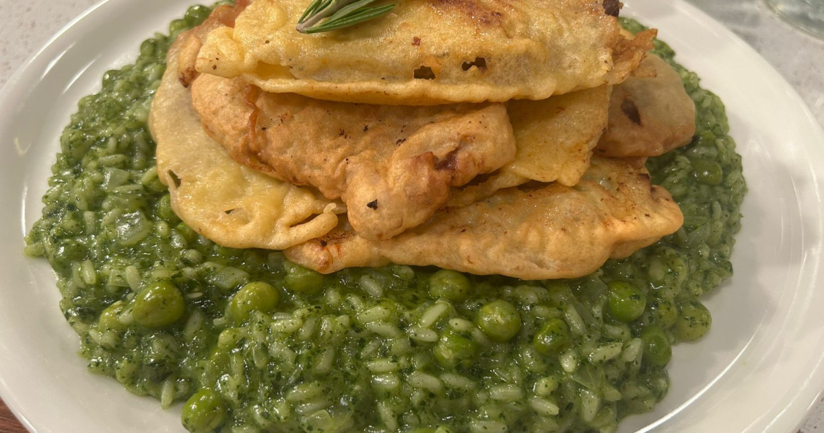 Sorprende con estos escalopes de cerdo con arroz verde cremoso | Canal 9